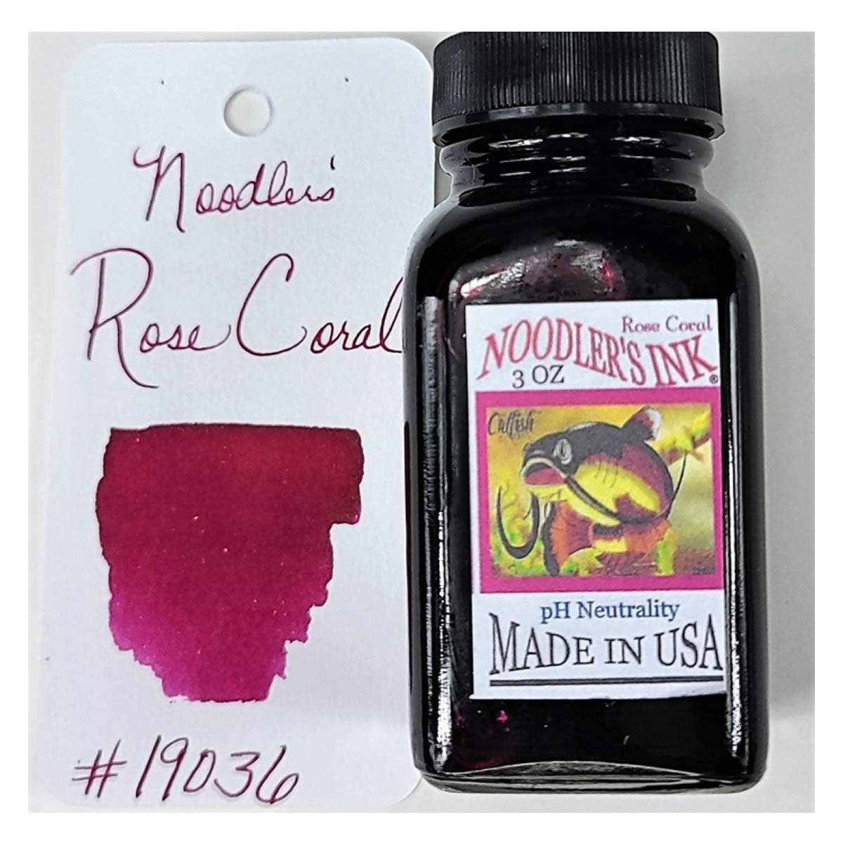 Noodler's Rose Coral Ink - 3oz | Executive Pens Direct