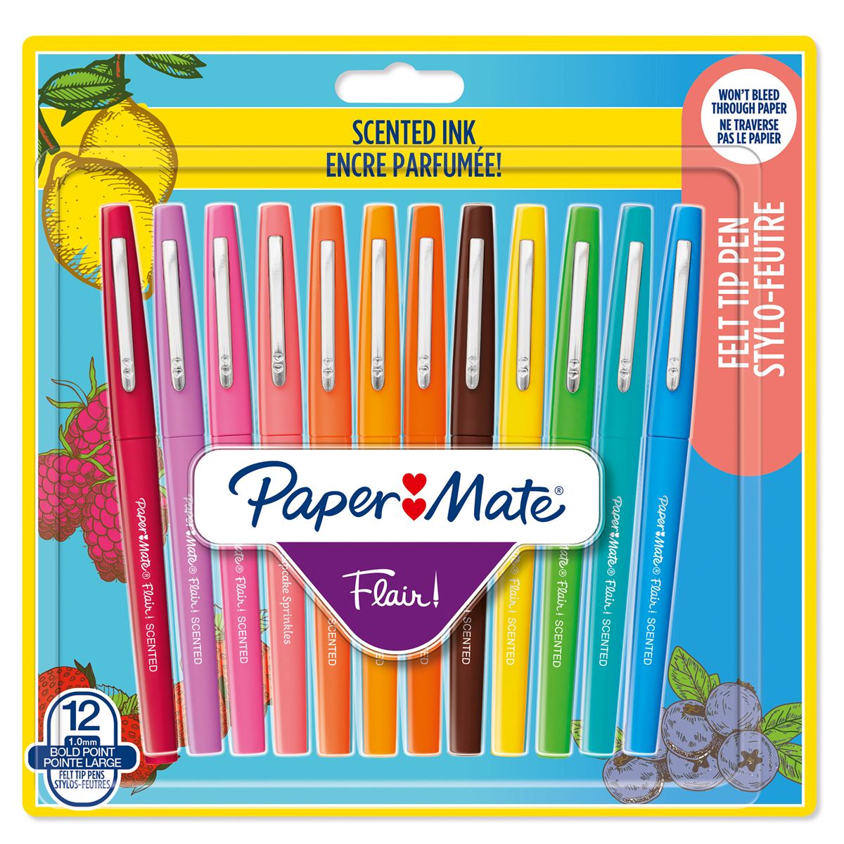 Paper Mate Flair Scented Felt Tip Pens - Pack of 12 | Executive Pens Direct