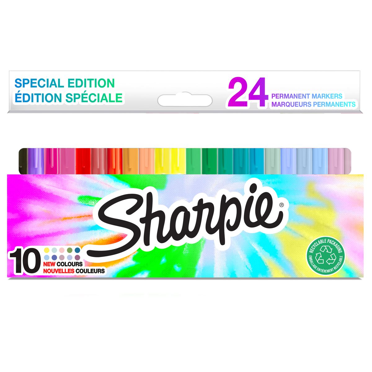 Sharpie Permanent Markers Special Edition Mystic Gems - Pack of 24 ...