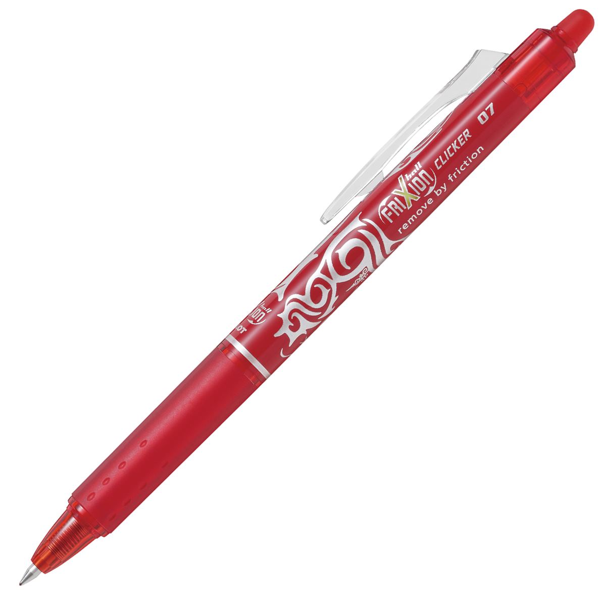 Pilot FriXion Ball Clicker Erasable Rollerball Pen - Red