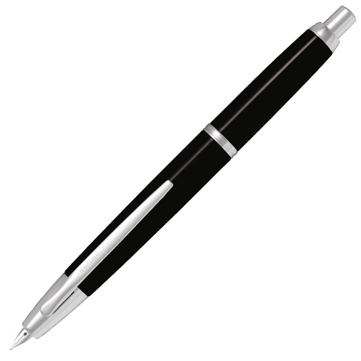 Pilot Capless Decimo Black Fountain Pen