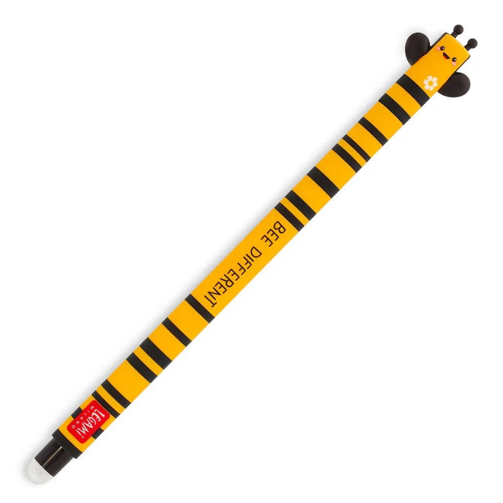 Legami Black Erasable Gel Pen - Bee | Executive Pens Direct