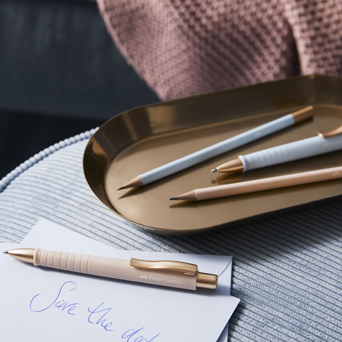 Faber Castell Poly Ball Ballpoint Pen - Urban Sky Blue | Executive Pens ...