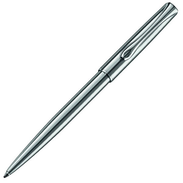 Diplomat Traveller Stainless Steel Ballpoint Pen. Executive Pens Direct