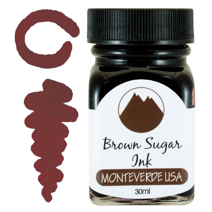 Monteverde Bottled Fountain Pen Ink 30 ml - Brown Sugar