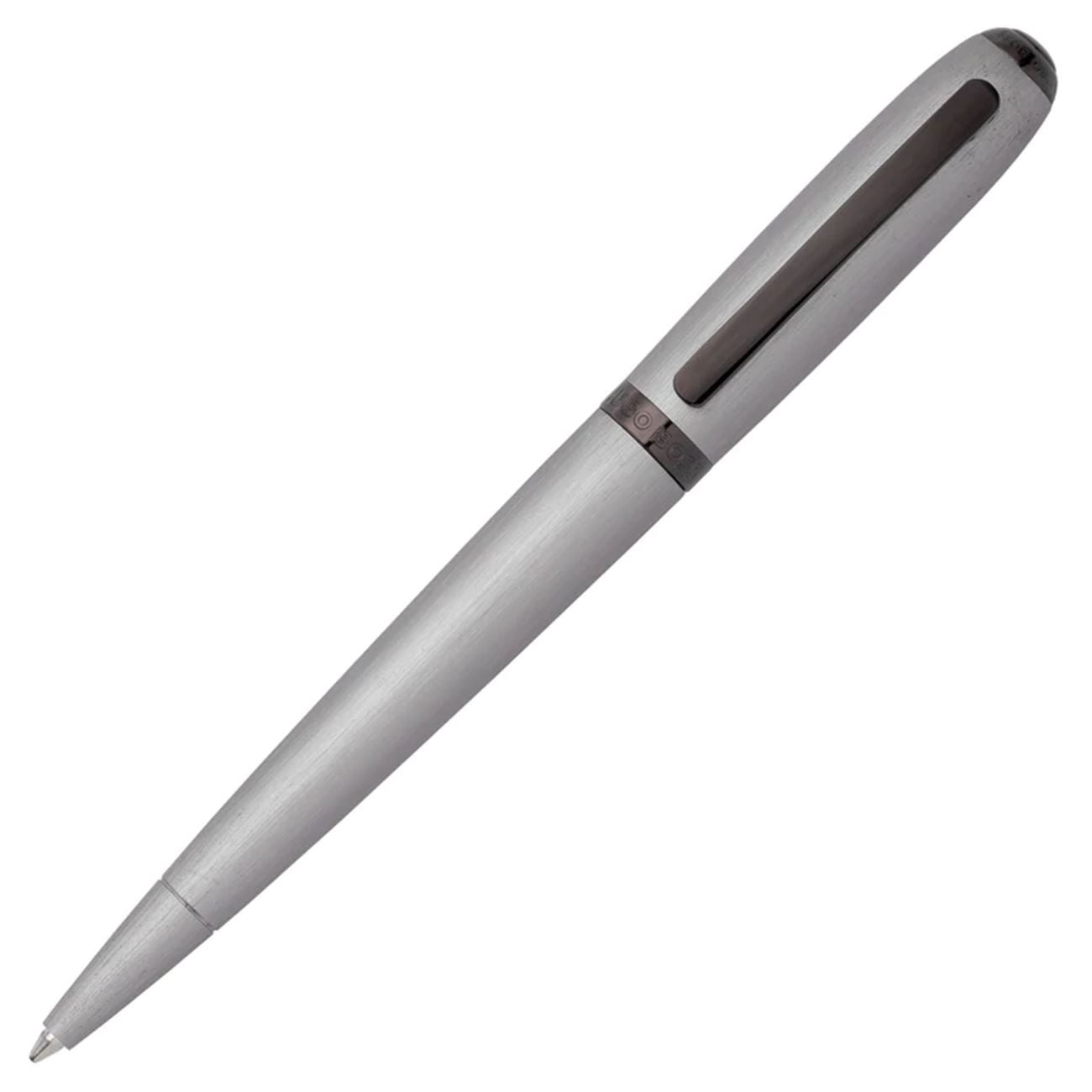 Hugo Boss Contour Brushed Chrome Ballpoint Pen | Executive Pens Direct