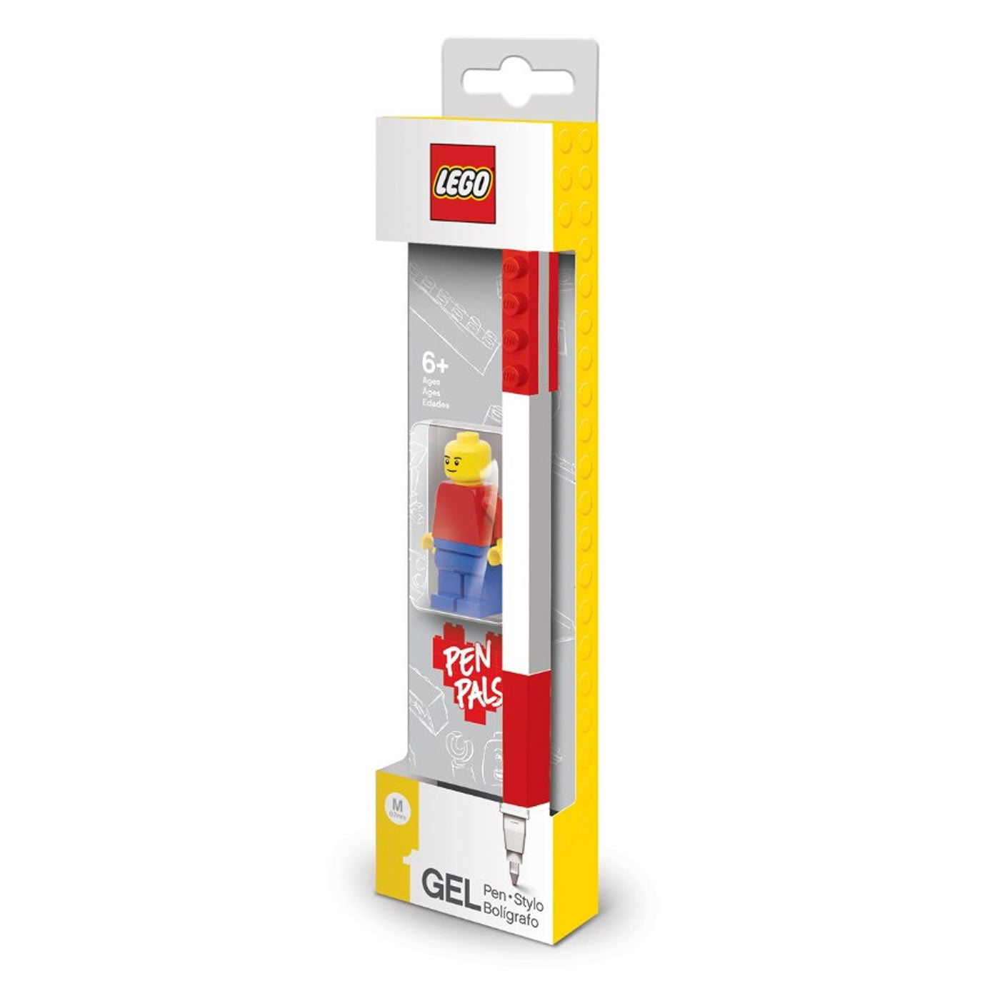 Lego 2.0 Red Gel Pen With Minifigure | Executive Pens Direct