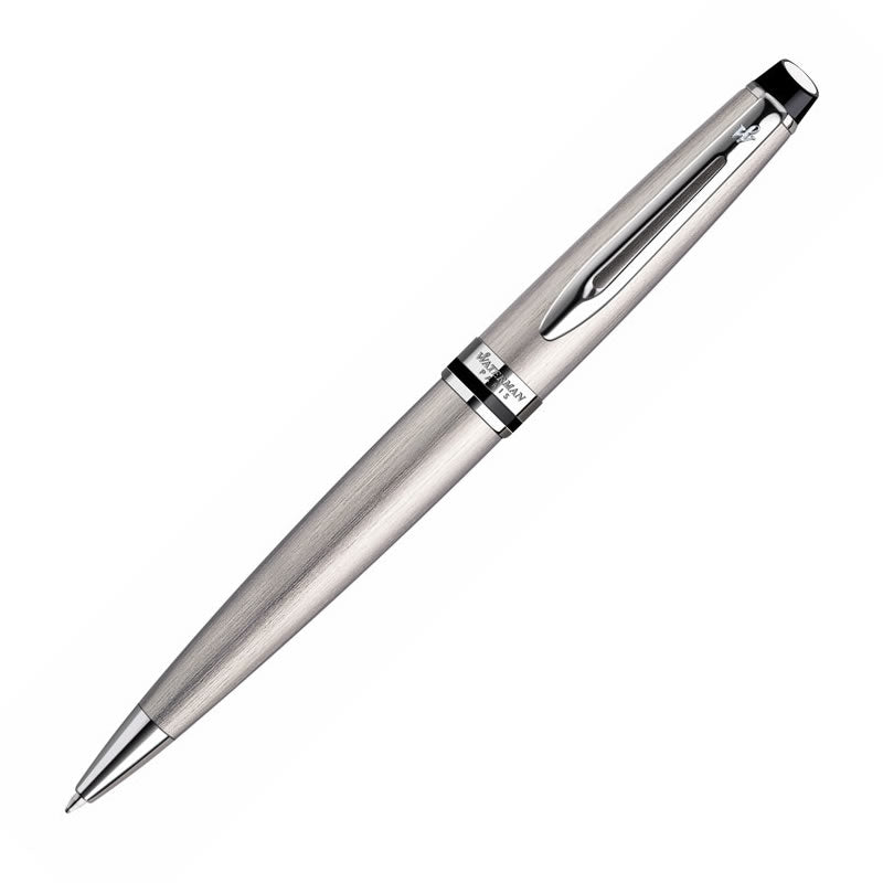 Waterman Expert Stainless Steel Chrome Trim Ballpoint Pen. Executive Pens